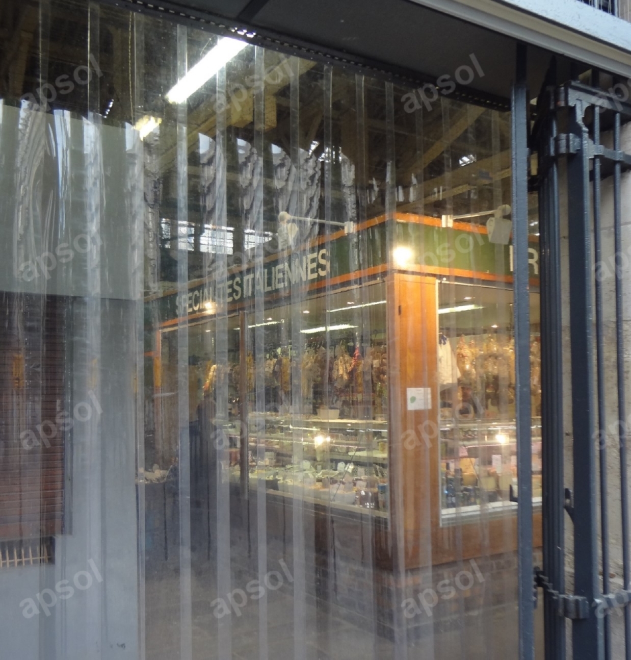 Porte à lanières pvc souple en kit pour isoler, séparer - efficace et ...